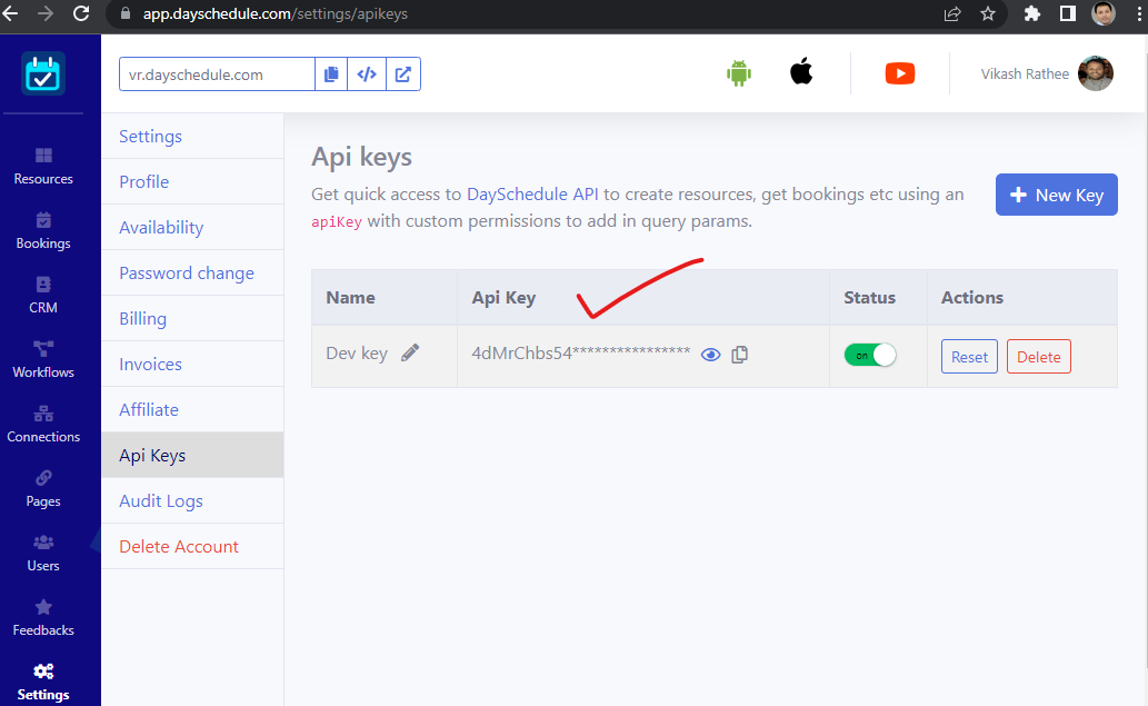 Appointment scheduling API for Events and Bookings - DaySchedule